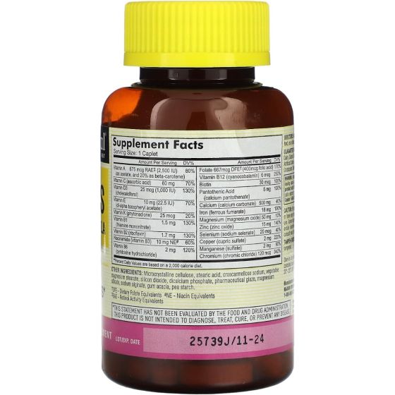 Mason Natural Women's Daily Multivitamin Caplet 90Ct
