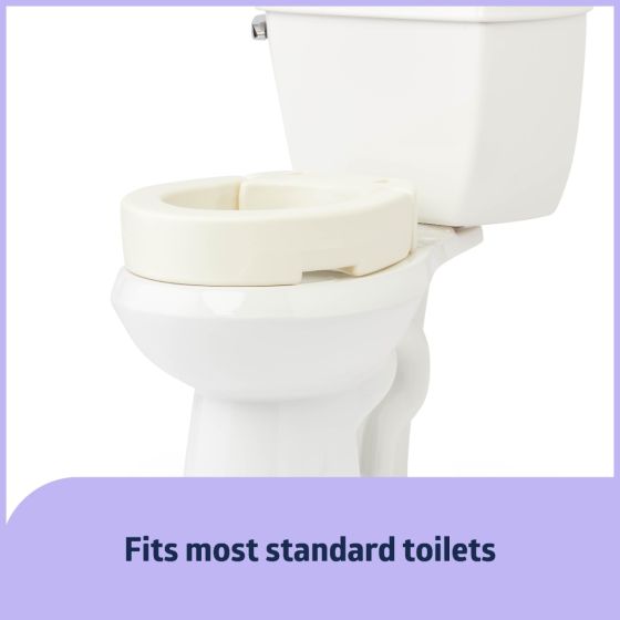 Medline Raised Hinged Toilet Seats