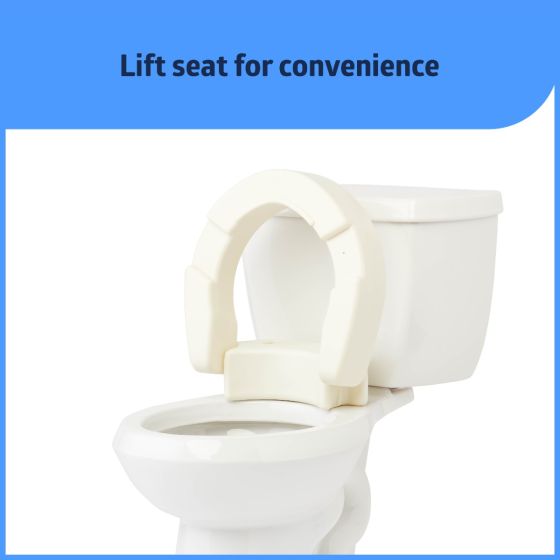 Medline Raised Hinged Toilet Seats