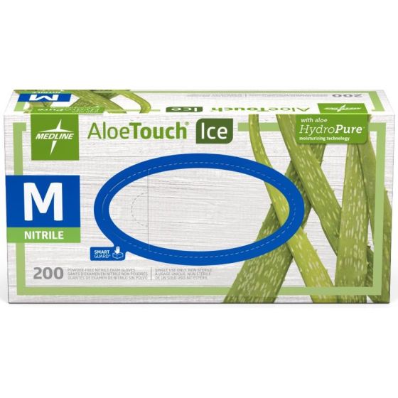 Medline Aloetouch Ice Nitrile Exam Gloves - Shop All