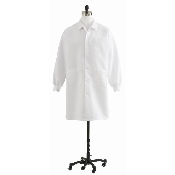 Medline Unisex Snap-Front Lab Coat with Cuffs - Shop All