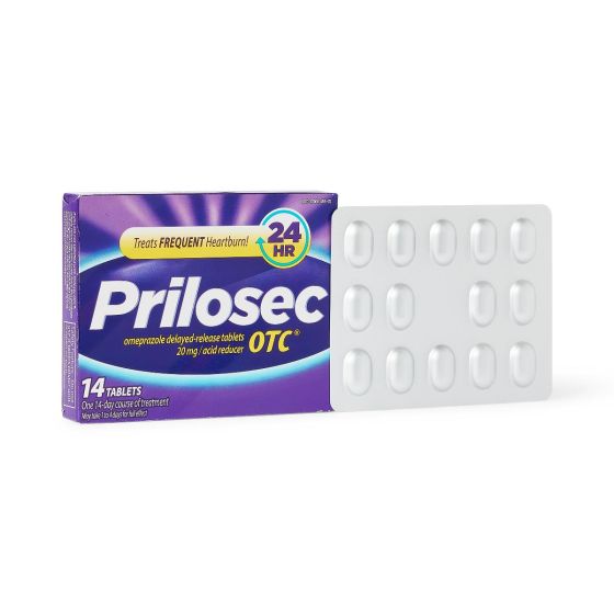 Prilosec OTC Omeprazole Acid Reducer Tablet 20mg 14Ct