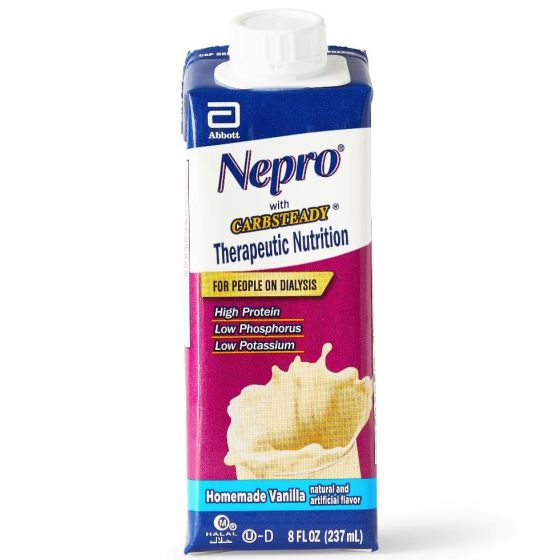 Nepro Carbsteady Shake Homemade Vanilla 8 oz. 24Ct