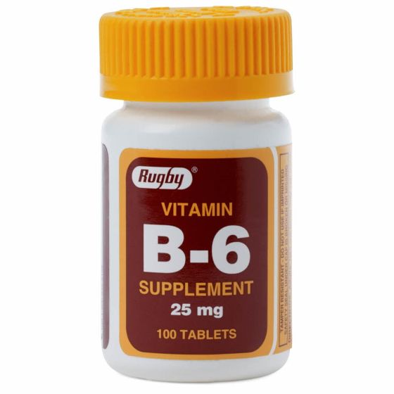 Vitamin B-6 Tablet 25mg 100Ct