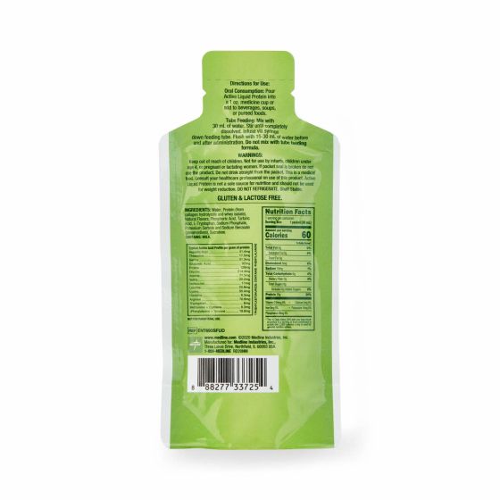 Medline Active Liquid Protein Sugar-Free Citrus 1oz 100Ct