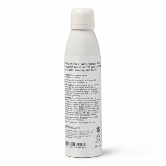 Medline Sterile Saline Wound Wash 7.1 Oz. Can 1Ct