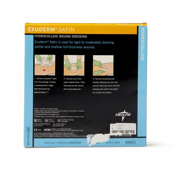Exuderm Satin Hydrocolloid Wound Dressings