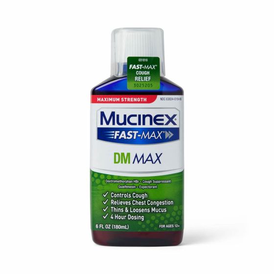 Mucinex Fast-Max DM Cold & Cough Relief Syrup 6oz 1Ct