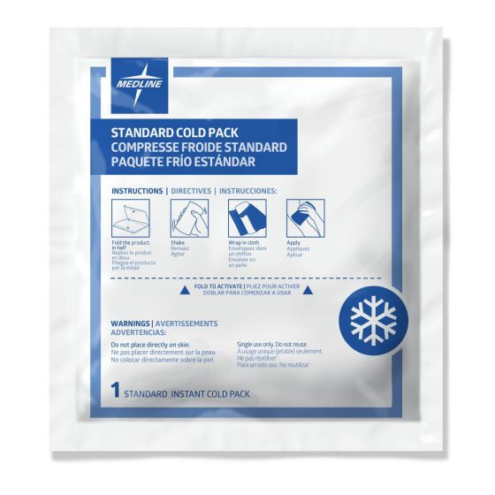 Medline Standard Instant Cold Pack 5x6 Single Use 50Ct