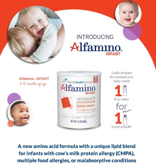 Alfamino Food Allergy Baby Formula With Iron 14.1oz 1Ct
