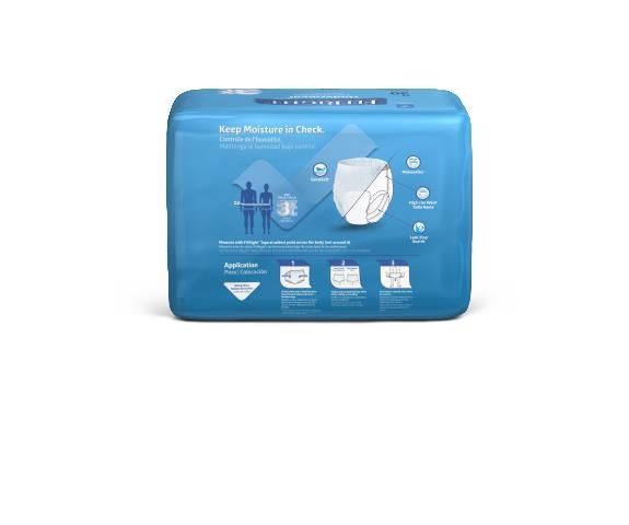 Medline FitRight Bariatric Disposable Underwear 3XL 80Ct