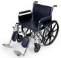 Medline Excel Bariatric XW Wheelchair FLA 24in Seat 1Ct