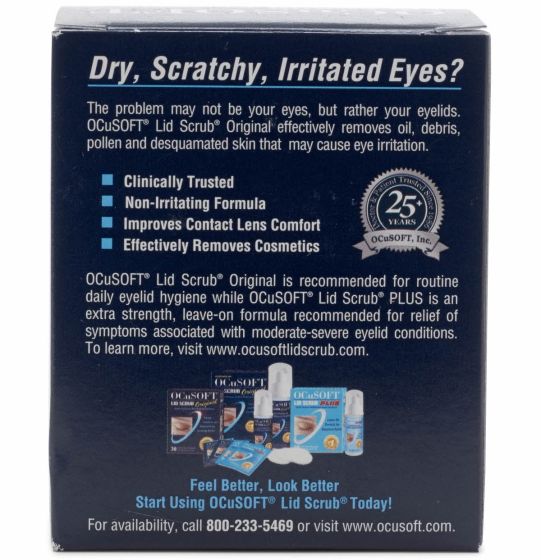 OCuSOFT Eyelid Scrub Pads 30Ct