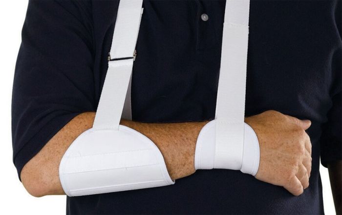 Medline Hemiplegic Sling Left/Right Universal White 1Ct