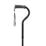 Medline 4-Point Quad Offset Folding Hybrid Cane Black 1Ct