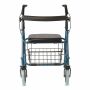 Medline Guardian Deluxe Aluminum Rollator Blue 1Ct