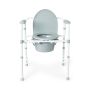 Medline 3-in-1 Folding Steel Commode Retail 350lb Cap 1Ct