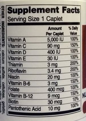 GeriCare Thera Vitamin Caplets 100Ct