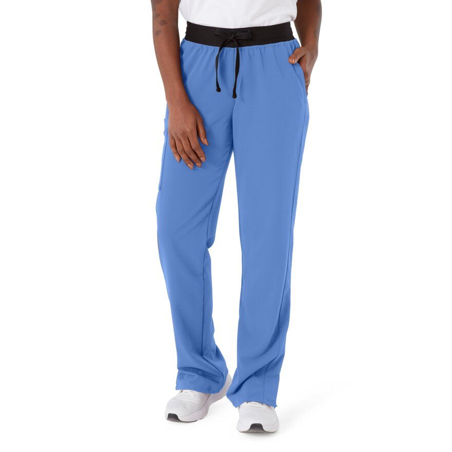 Varick ave Women's Scrub Pants Regular Ceil Blue Size 3XL