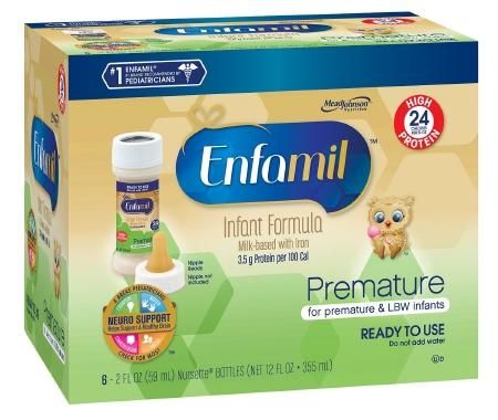 Enfamil Premature High Protein 24 Cal RTF Formula 2oz 48Ct