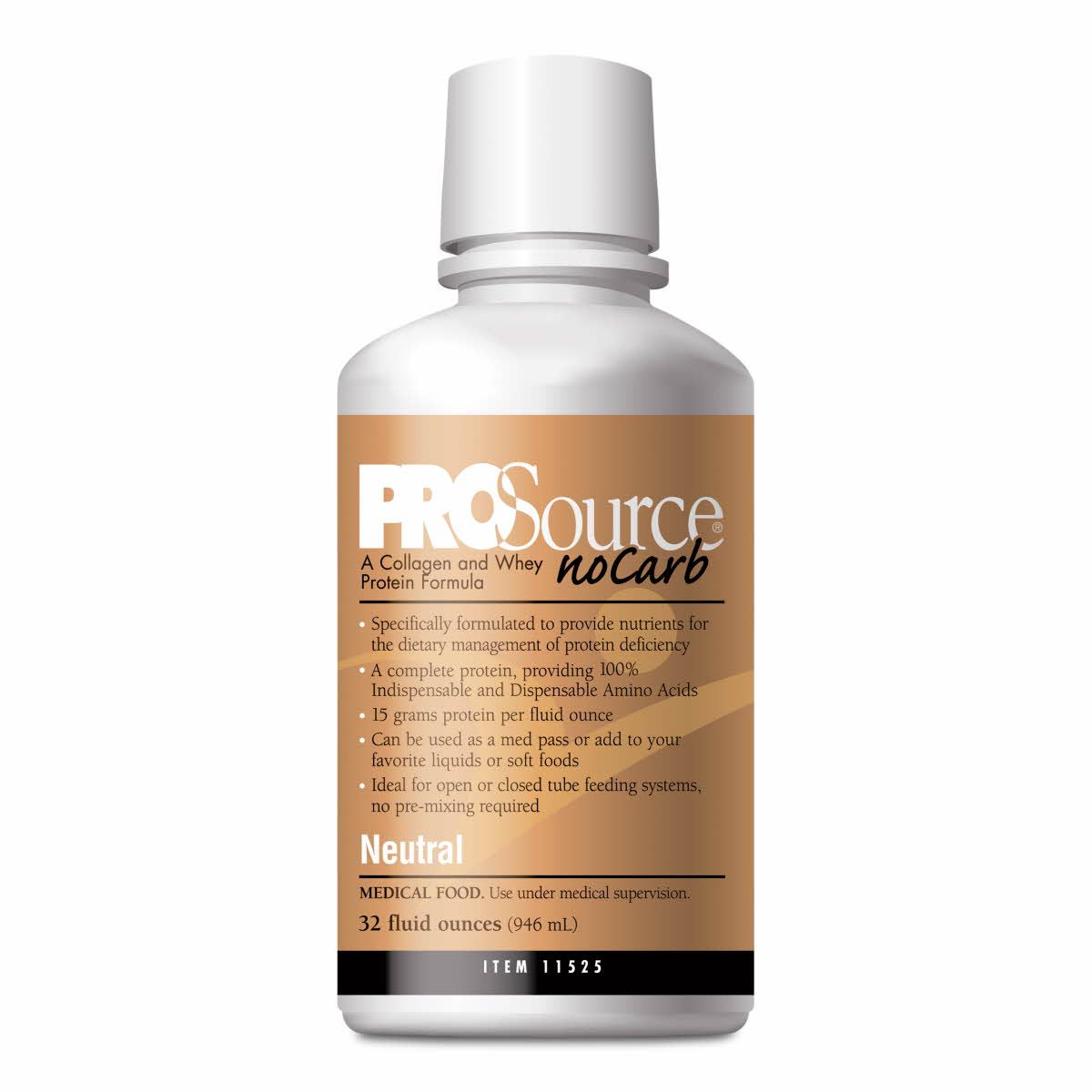 ProSource SF No Carb Liquid Protein Supplement 30oz 4Ct