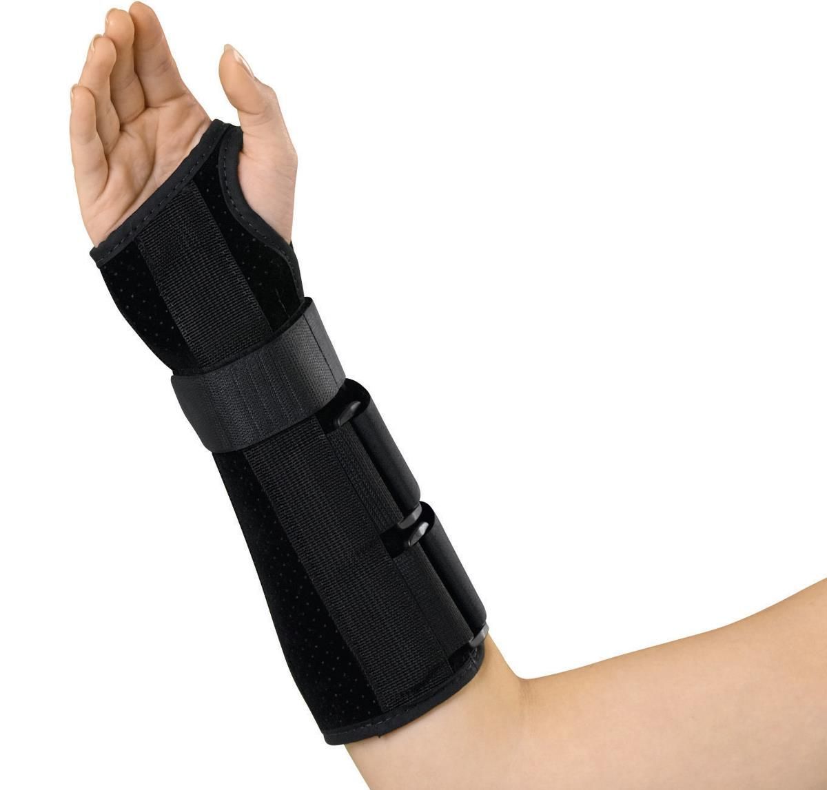 Medline Deluxe Wrist and Forearm Splint 10in Right L 1Ct