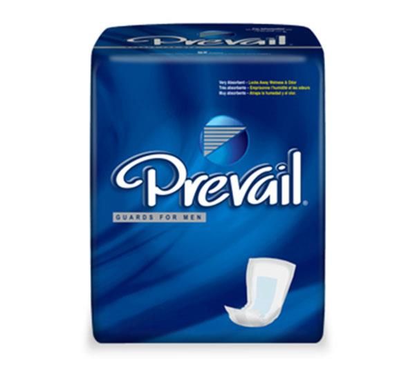 Prevail Male Incontinence Guards Max 6x13.5 208Ct