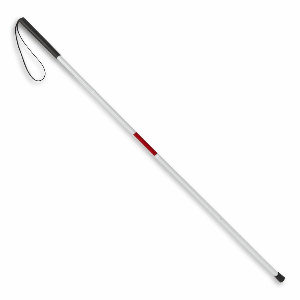 Medline White Cane for Blind/Vision Impaired 1ct