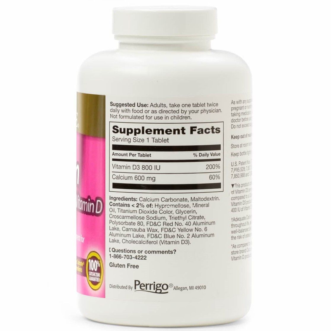 Calcium with Vitamin D3 Tablet 600mg 300Ct