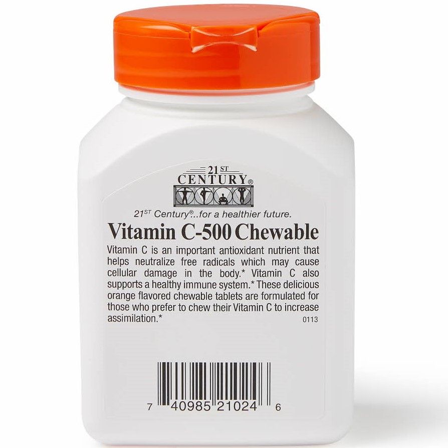 Vitamin C Chewable Tablet 500mg 110Ct