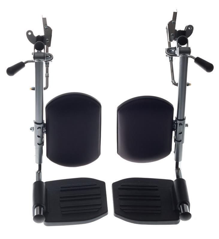 Medline Replacement Wheelchair Elevating Leg Rest 2Ct