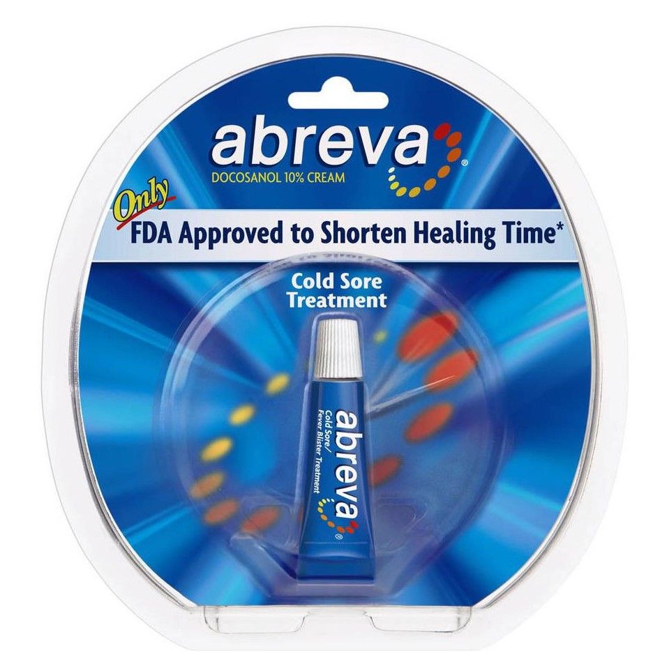 Abreva Cold Sore Treatment 2g Tube 1Ct