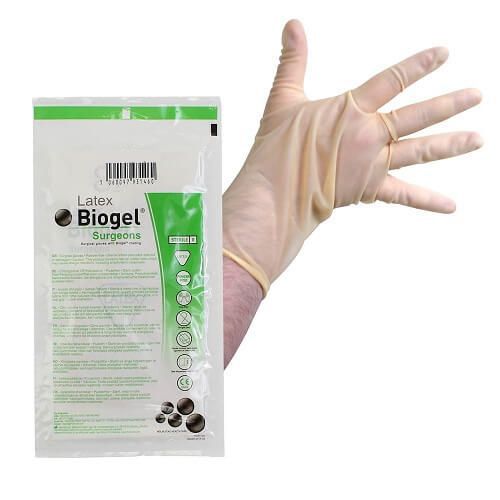 Biogel Latex Sterile Surgical Gloves Size 7.5 50Ct