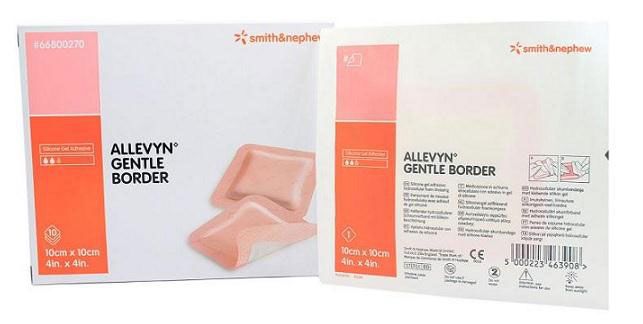 Allevyn Gentle Border Adhesive Dressing 4x4 1Ct