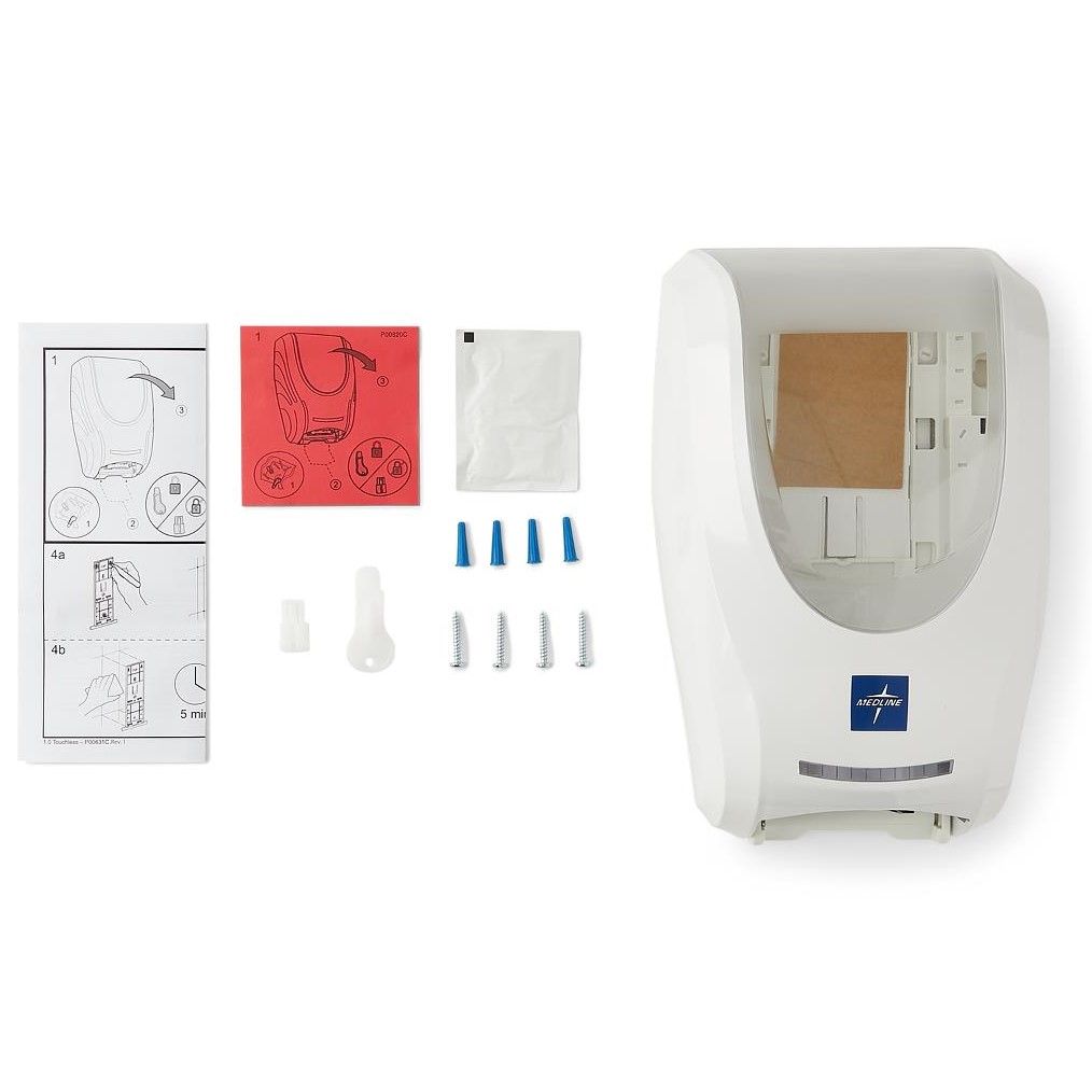 Medline Automatic Wall Dispenser for Spectrum Hand Sanitizer 1Ct