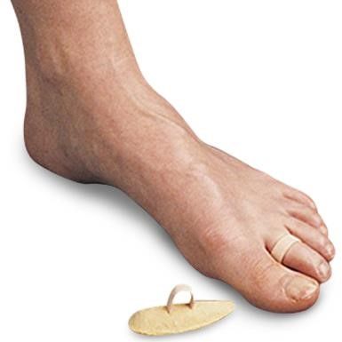 Bird & Cronin Toe Crest Pads Right Large 3Ct