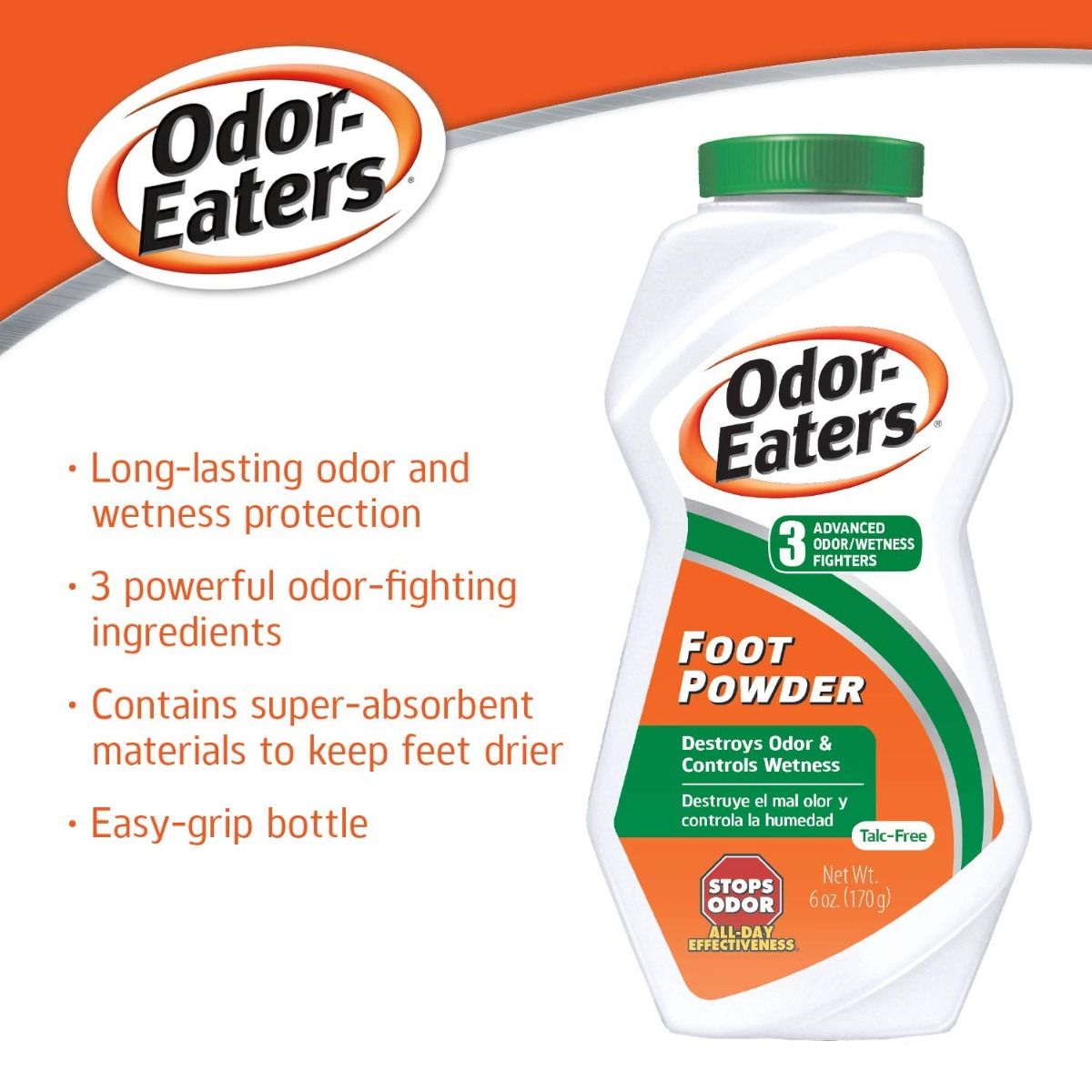 Odor-Eaters Foot Powder 6oz 1Ct