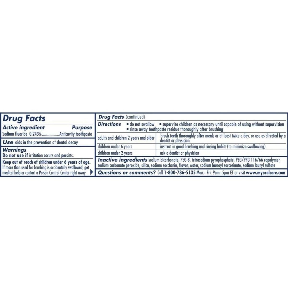 Pepsodent Complete Care Toothpaste 5.5oz 24Ct