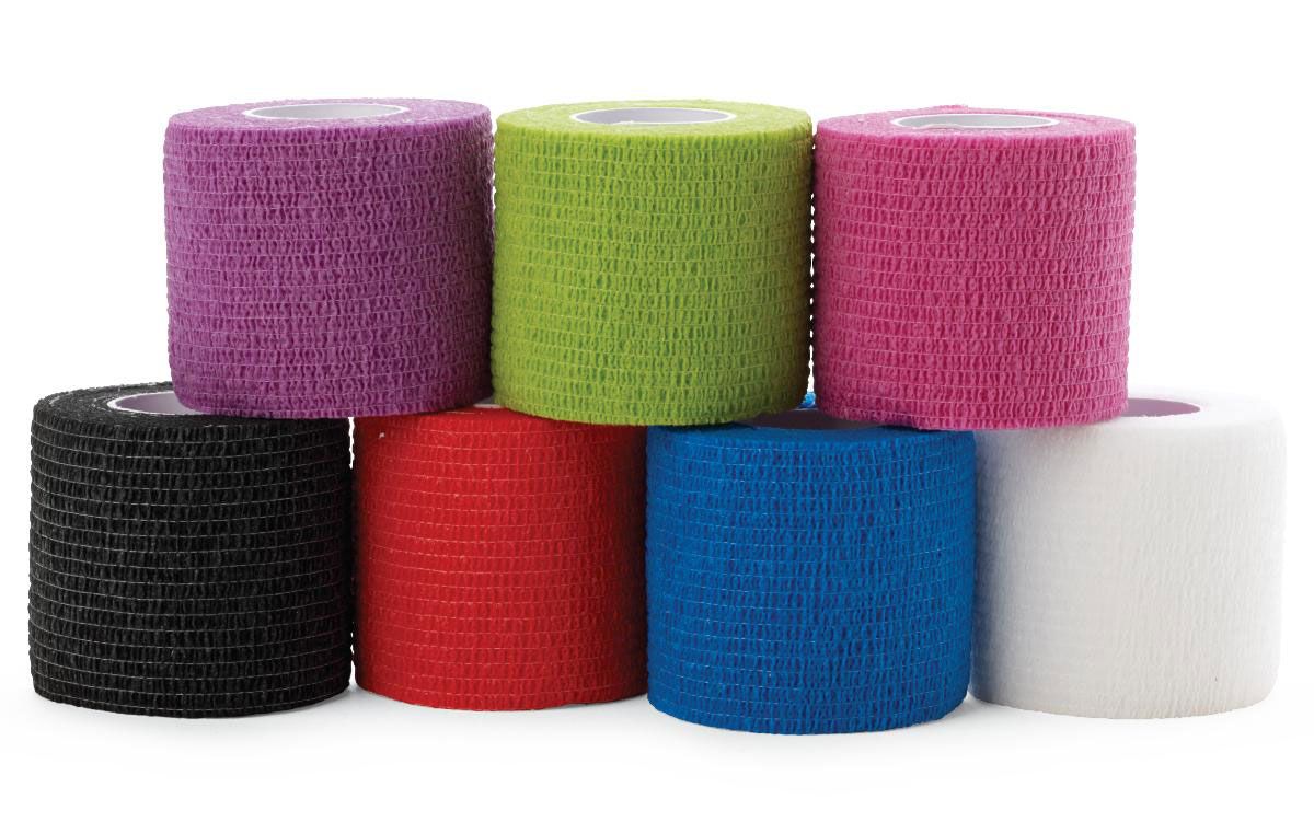 Medline NS Self-Stick Cohesive Wrap Asst 2in x 5yd 36Ct