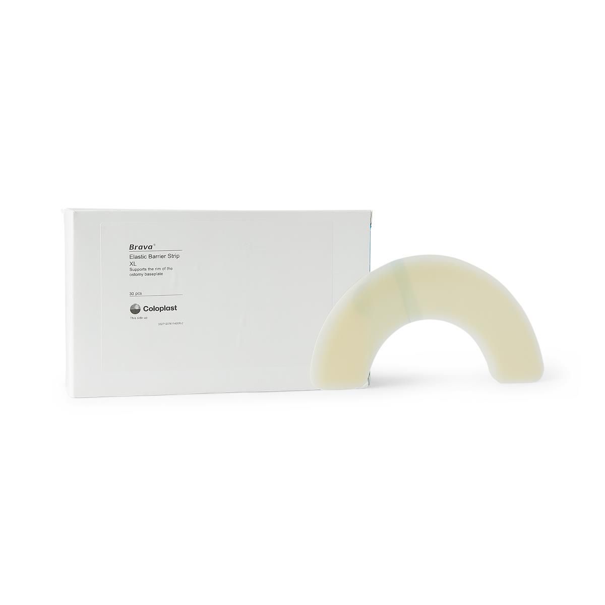 Coloplast Brava Elastic Barrier Strip Curved XL 30Ct