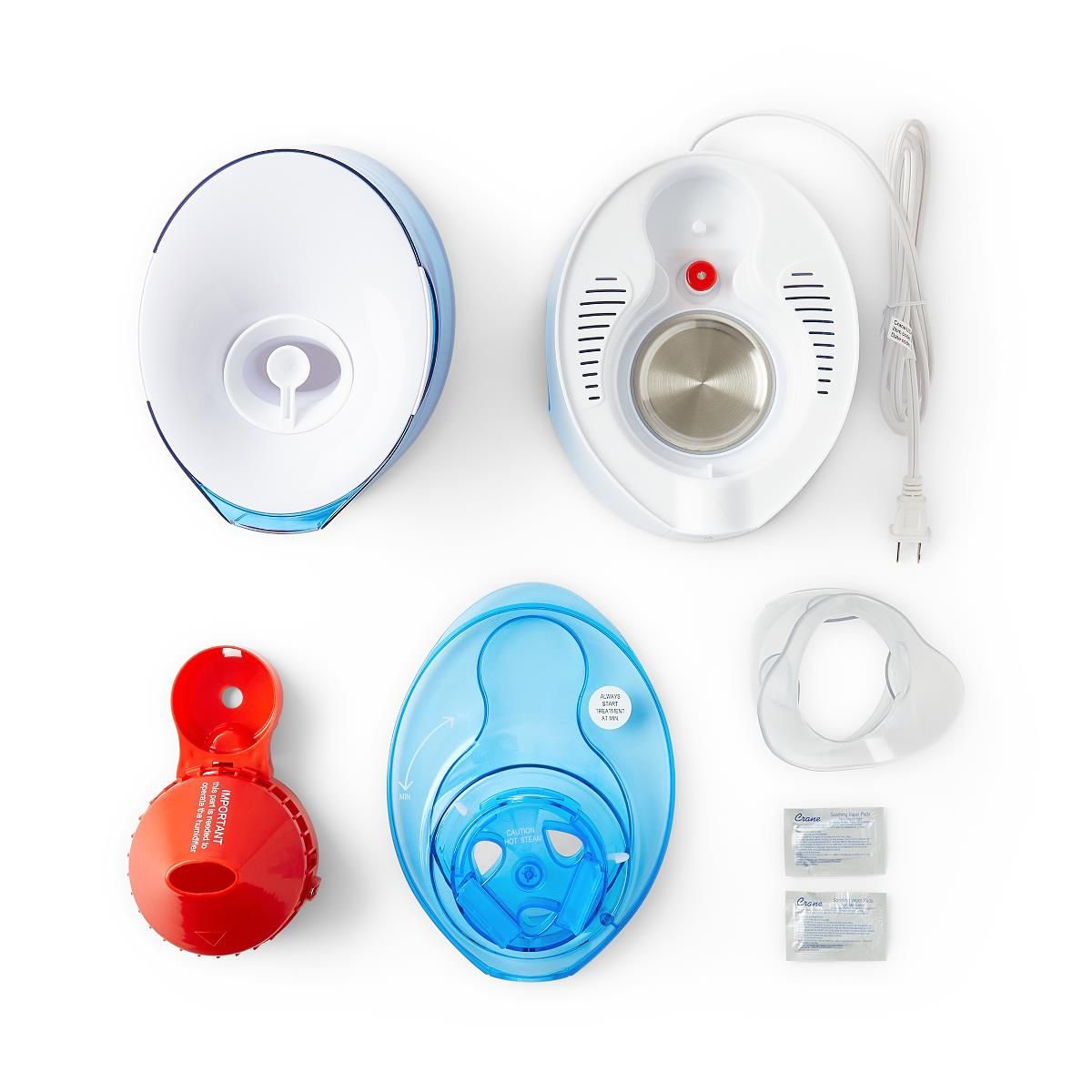 Crane 2-in-1 Warm Mist Humidifier / Steam Inhaler 1Ct