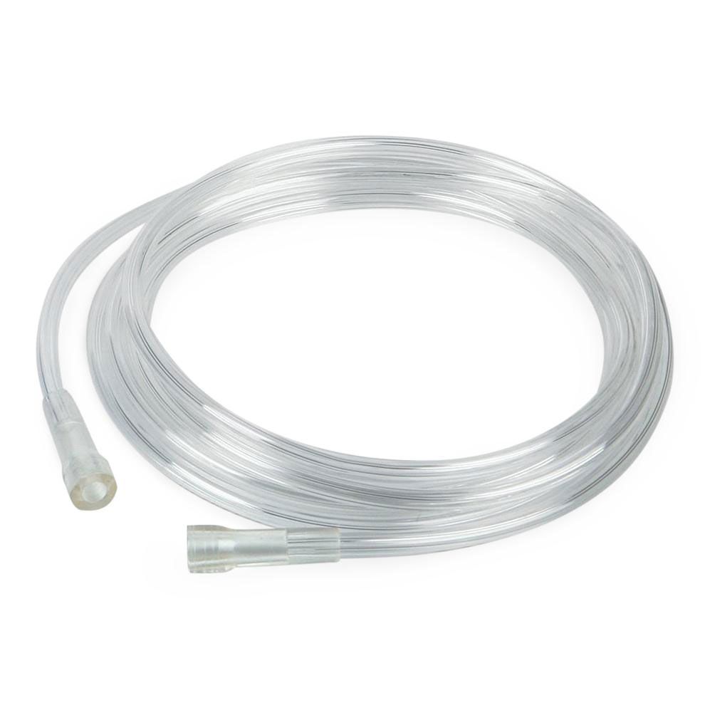 Medline Crush-Resistant Oxygen Tubing 7ft Clear 50Ct