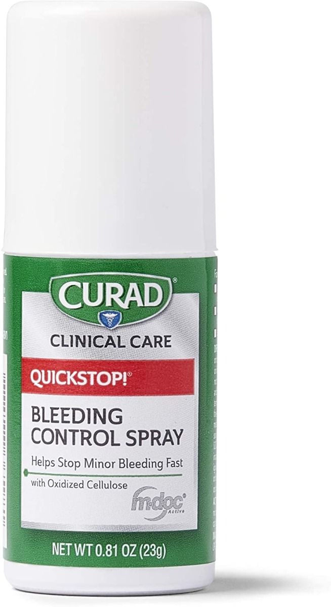 CURAD QuickStop! Bleeding Control Spray Bandage 0.81oz 24Ct