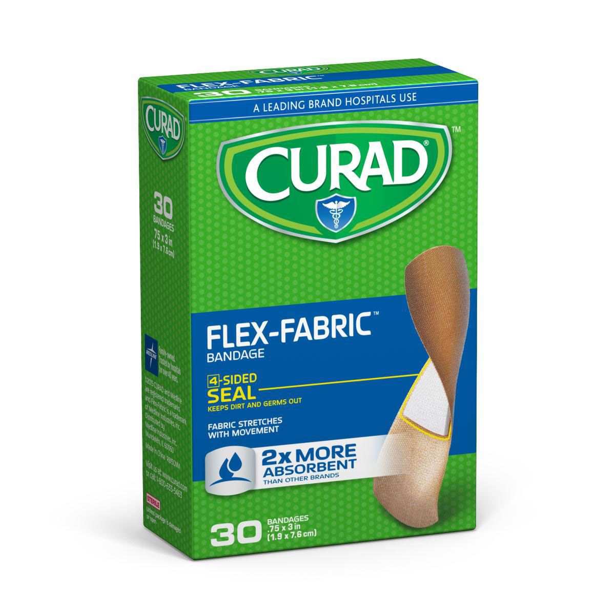 CURAD Flex-Fabric Bandage .75x3 720Ct