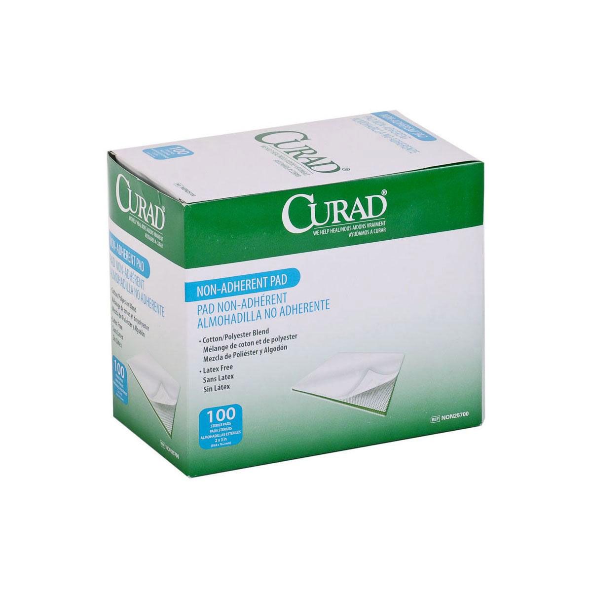 CURAD Sterile Nonadherent Pad 2x3 1200Ct