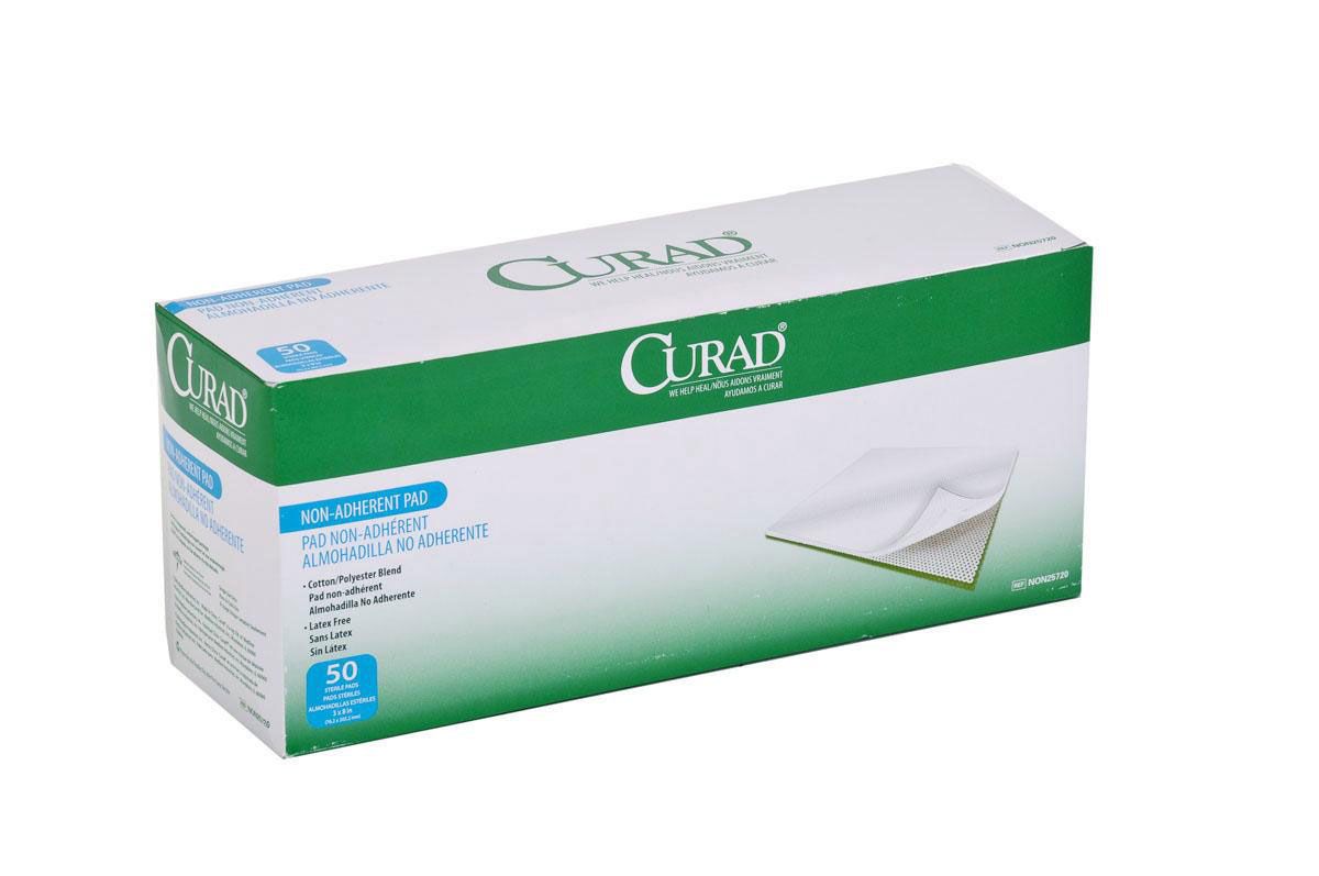 CURAD Sterile Nonadherent Pad 3x8 600Ct
