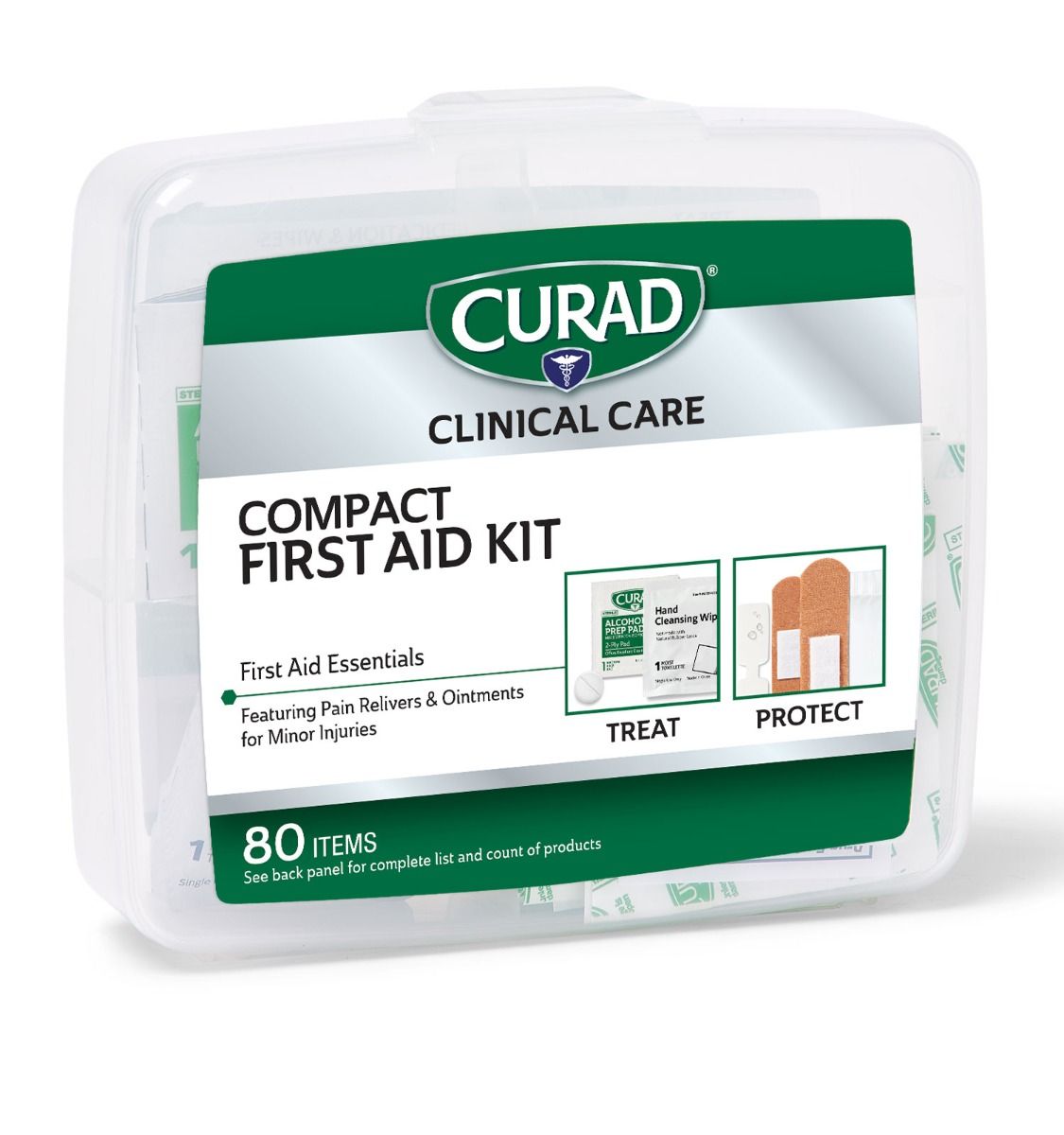 Curad OTC 80-Piece First Aid Kit 1Ct