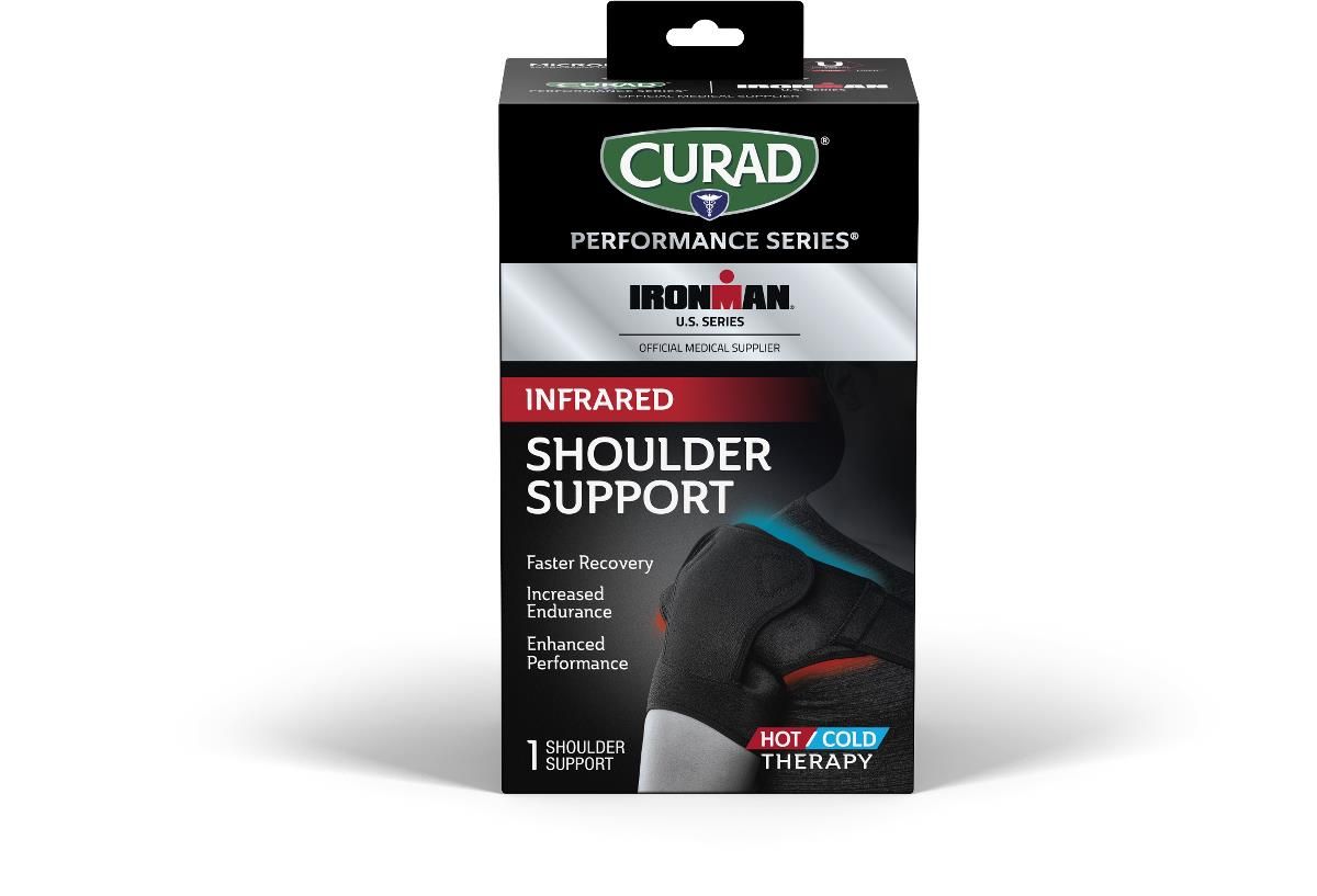 Curad Performance IRONMAN Infrared Shoulder Support with Hot and Cold ...