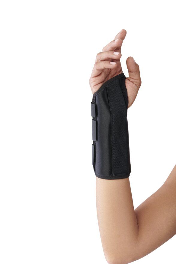 Curad Foam Wrist Splint with Aluminum Stay and Microban Right L/XL 8in ...
