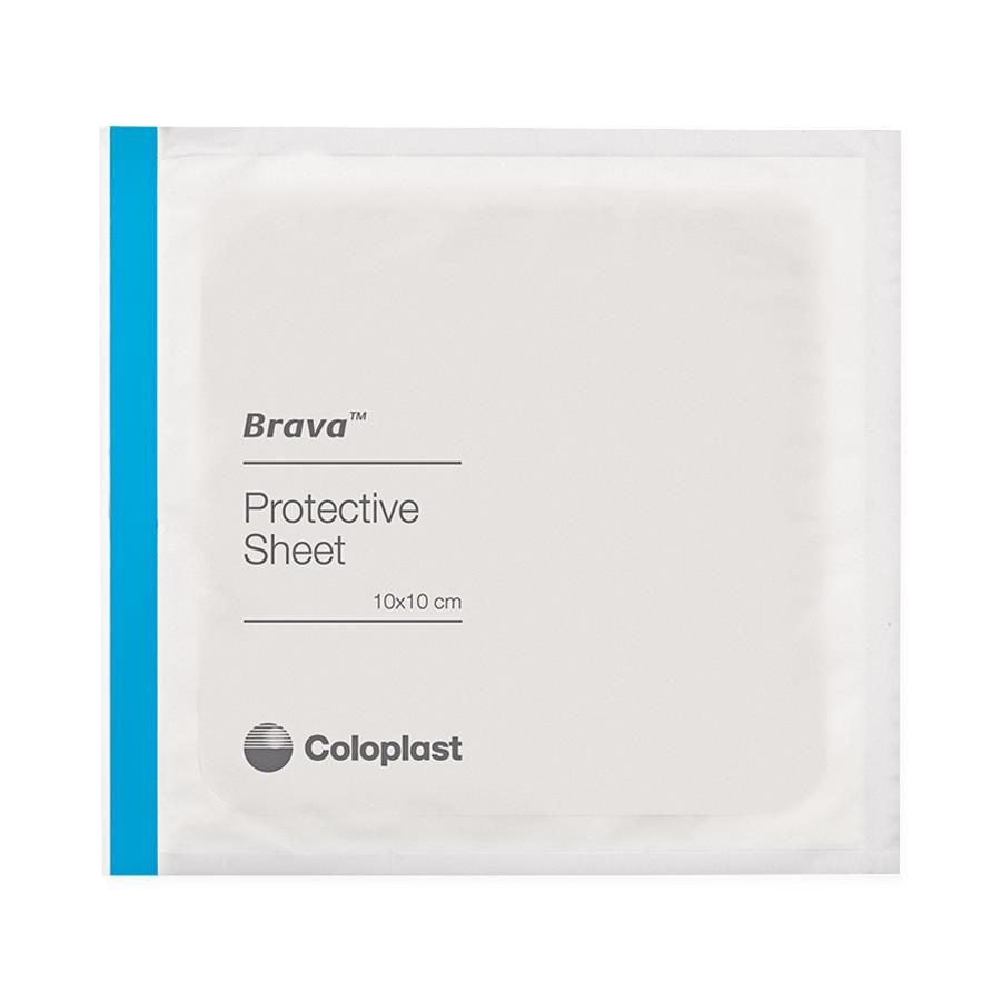 Brava Protective Sheet Hydrocolloid Skin Barrier 4in x 4in 10Ct